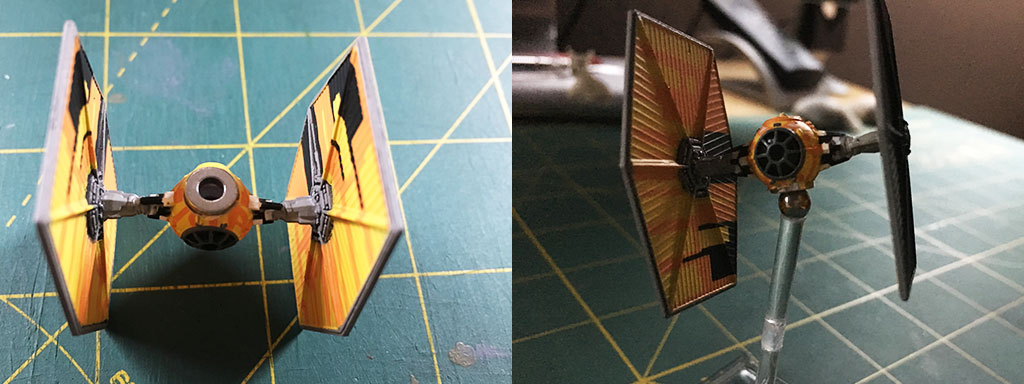 Magnetizing X-Wing Miniatures Models - Wave X Ships - hupspring's blog